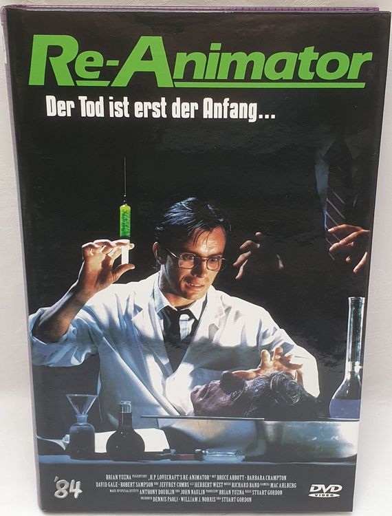Re-Animator (1985) UNCUT/Stuart Gordon/Gr. Hartbox/'84/RAR (Gebraucht ...
