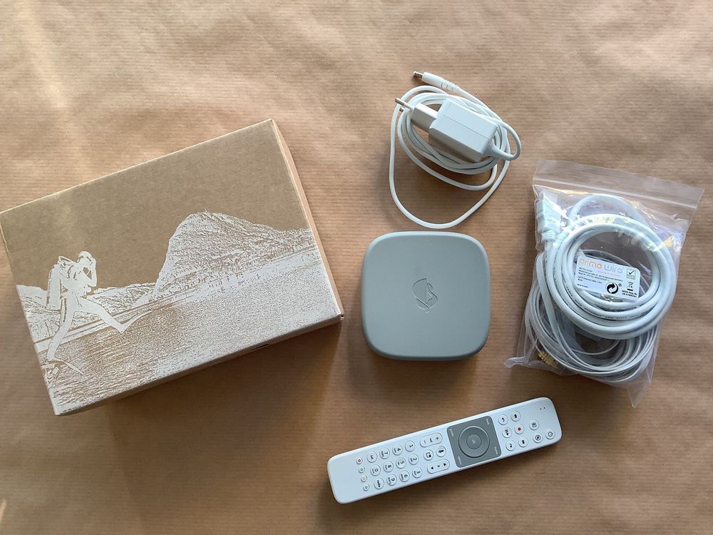 SWISSCOM TV BOX 21 ip 1800 UHD 4K Full Set /22.12.21 (Gebraucht) in für ...