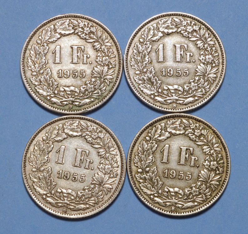 1 Franken 1955 (4X) | Kaufen auf Ricardo