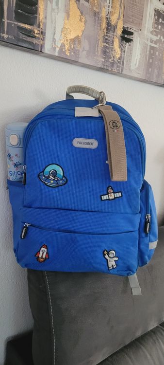 Sac à dos 40 x30 enfant FOCUSER + gourde Stitch +port- clé (Neuf (Voir ...
