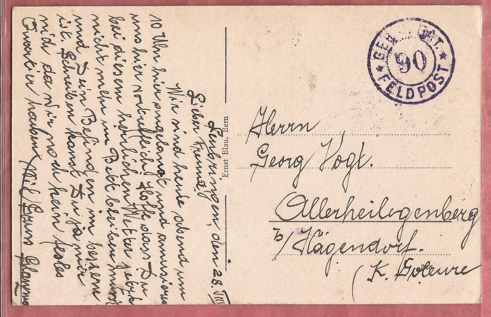 Leubringen / Evilard ob Biel - Restaurant de la Gare ca 1915 (Gebraucht ...