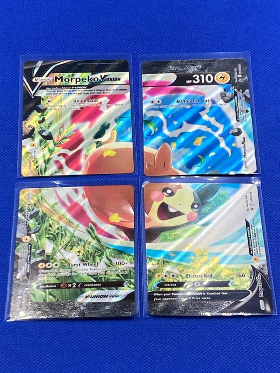 Pokemon V Union Black Star Morpeko EN SWSH 215 - 218 (Neu (gemäss ...