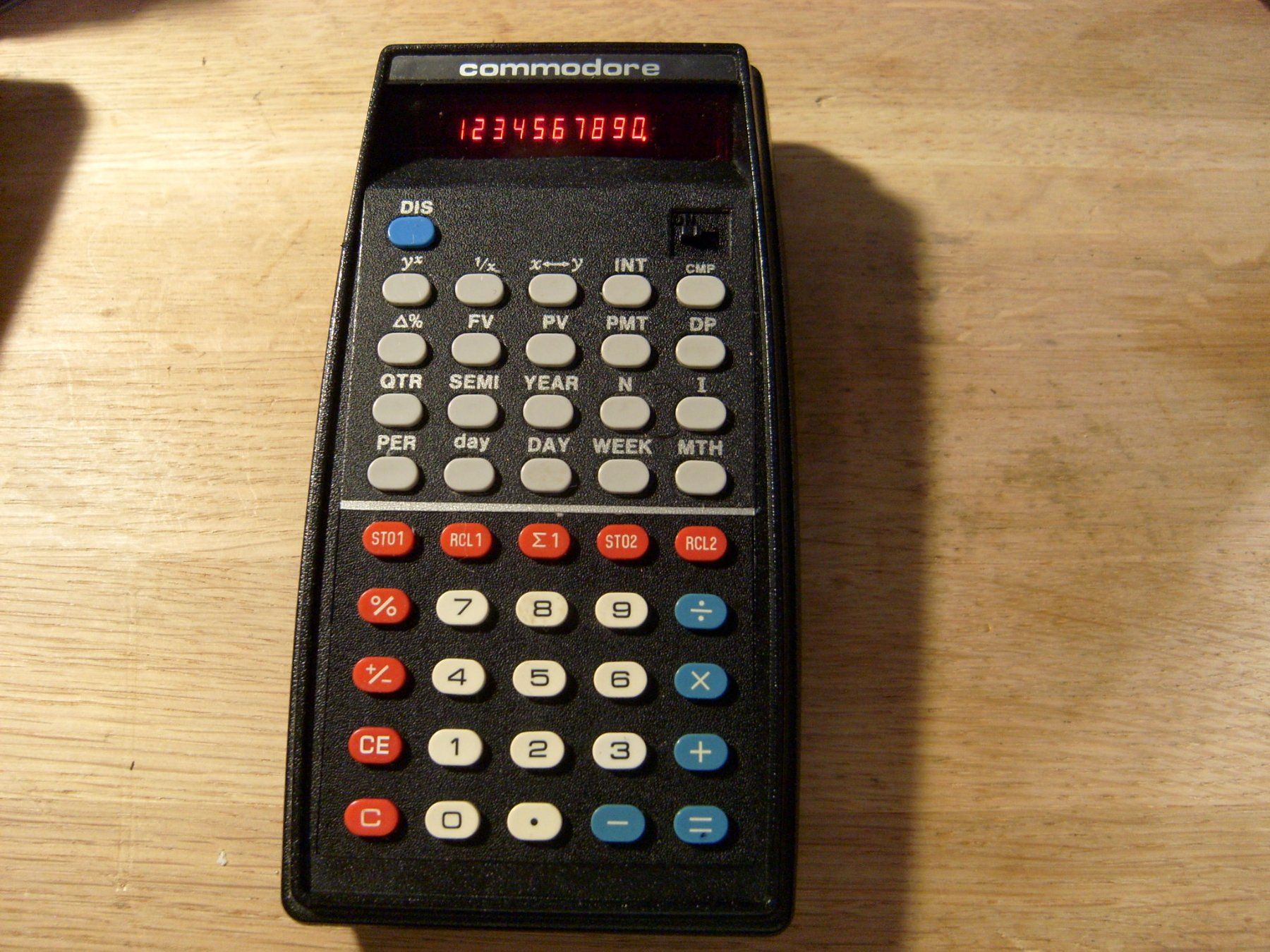 RARE Commodore Vintage Calculator, USA, Helle redmatrix LED (Gebraucht ...