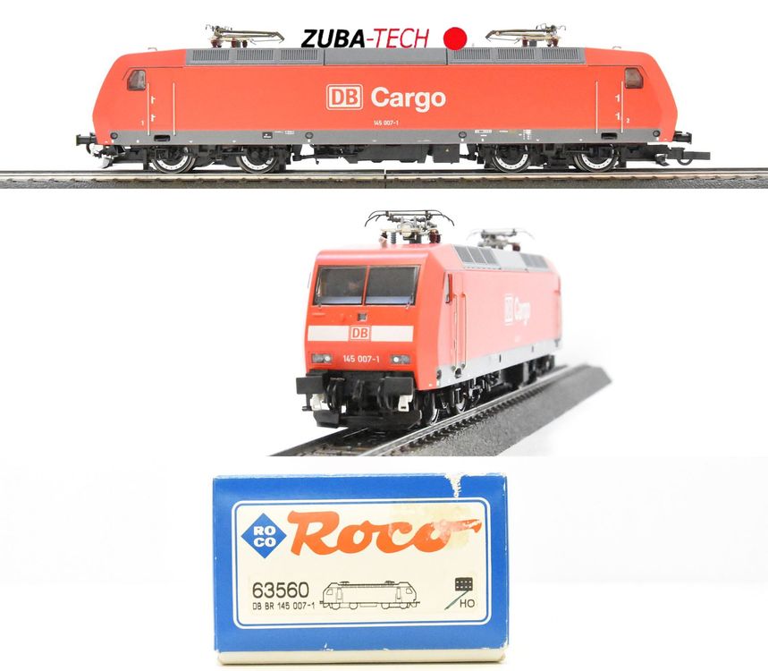 Roco 63560 E-Lok BR 145 DB Cargo H0 GS Analog mit OVP (Gebraucht) in St ...