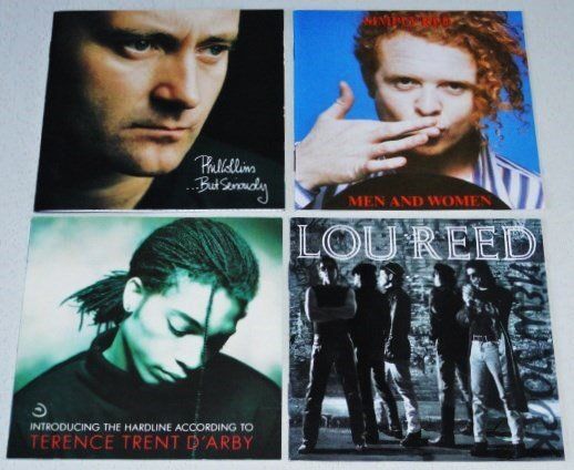 4CD's - Terence Trent, Lou Reed, Phil Collins, Simply Red | Acheter sur ...