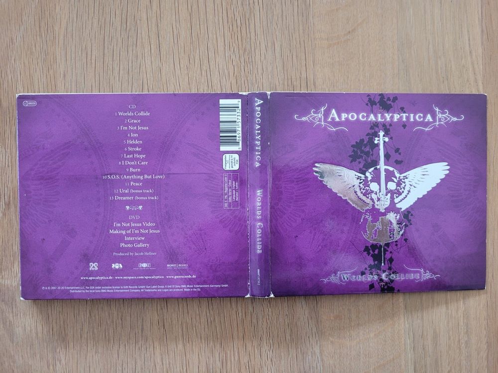 CD+DVD Apocalyptica - Worlds Collide, 2007 | Kaufen auf Ricardo CD+DVD Apocalyptica - Worlds Collide, 2007 | Kaufen auf Ricardo
