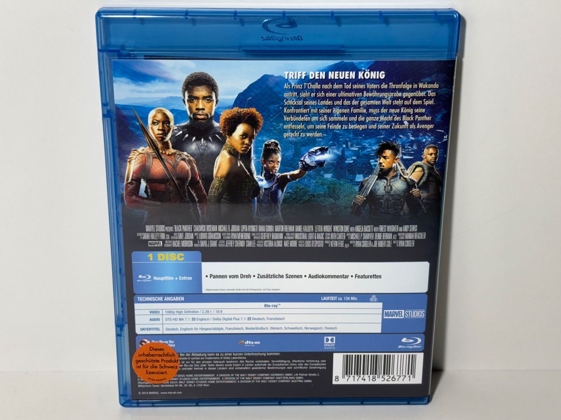 Black Panther Blu Ray (Gebraucht) in Wilderswil für CHF 3.9 – mit ...