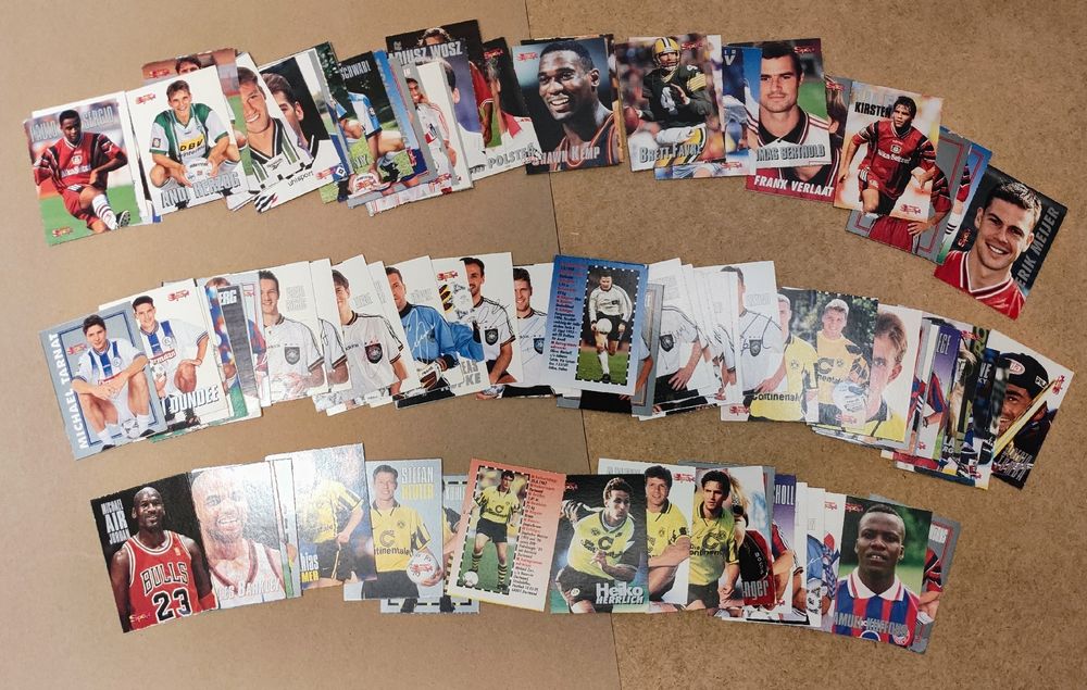 Rund 100 assortierte BRAVO Sport Spieler-Karten (Gebraucht) in für CHF ...