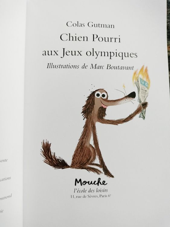 Chien Pourri aux Jeux olympiques Colas Gutman Marc Boutavan (Neuf (Voir ...