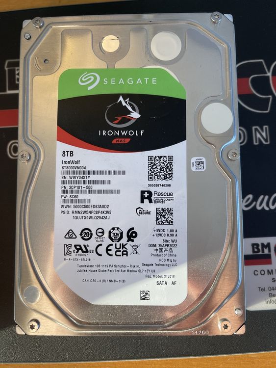 Seagate IronWolf 8TB NAS HDD - Top Zustand! (Gebraucht) in Wängi für ...