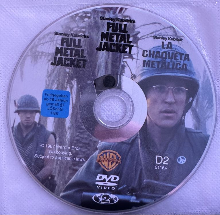 DVD Full Metal Jacket Stanley Kubrick D2 (Gebraucht) in La Chaux de ...