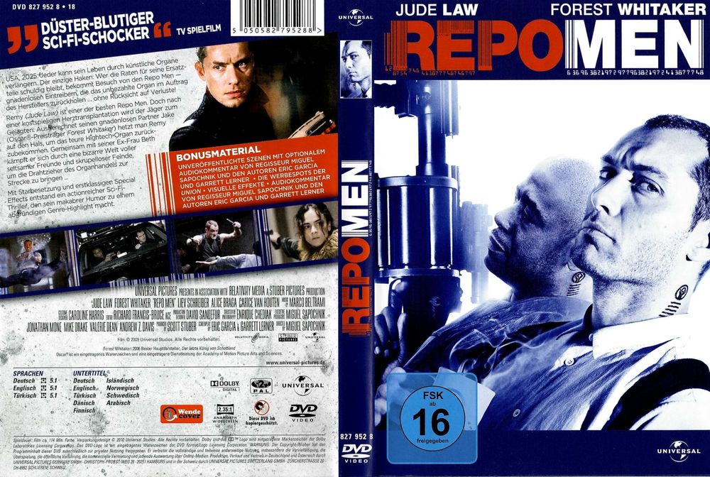 Repo Men DVD (Gebraucht) in Hedingen für CHF 1 – mit Lieferung auf Ricardo kaufen