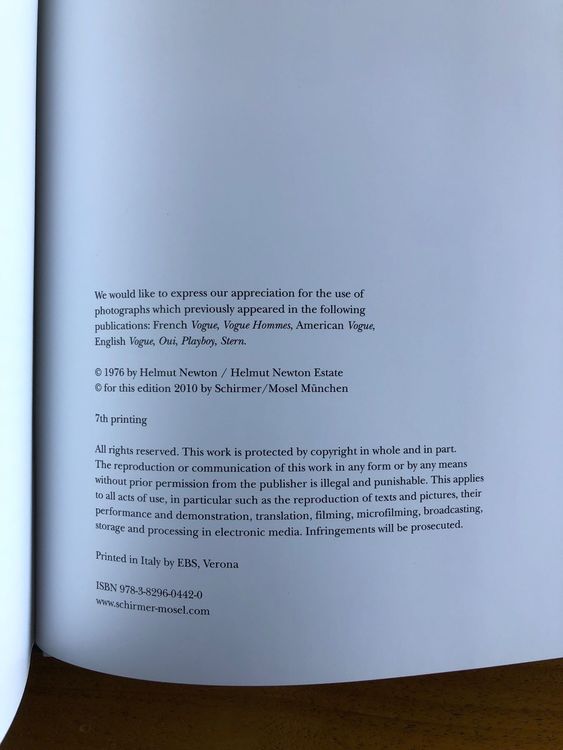 Helmut Newton - White Woman - Neuwertig | Kaufen auf Ricardo