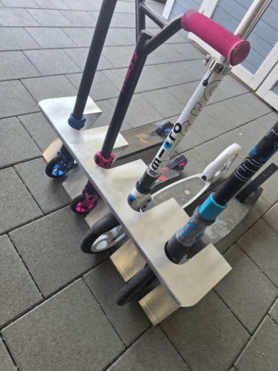 4 er Kickboardständer Kicki Trotti Scooter Ständer (Neu und ...