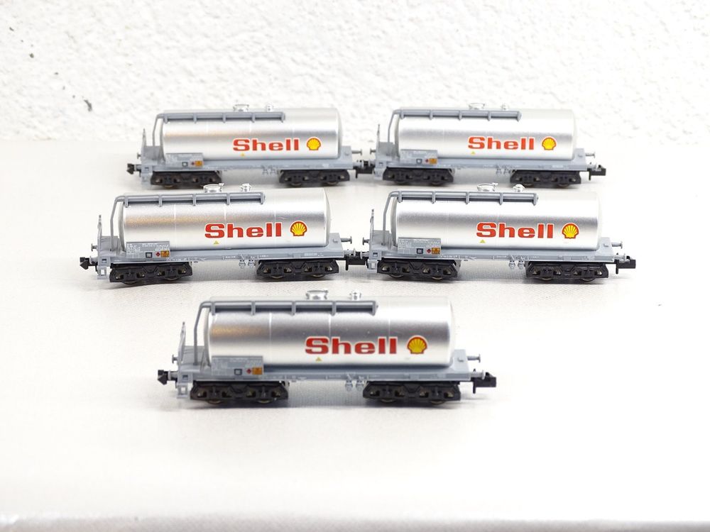 Minitrix Kesselwagen Set Shell, 5 teilig | Kaufen auf Ricardo