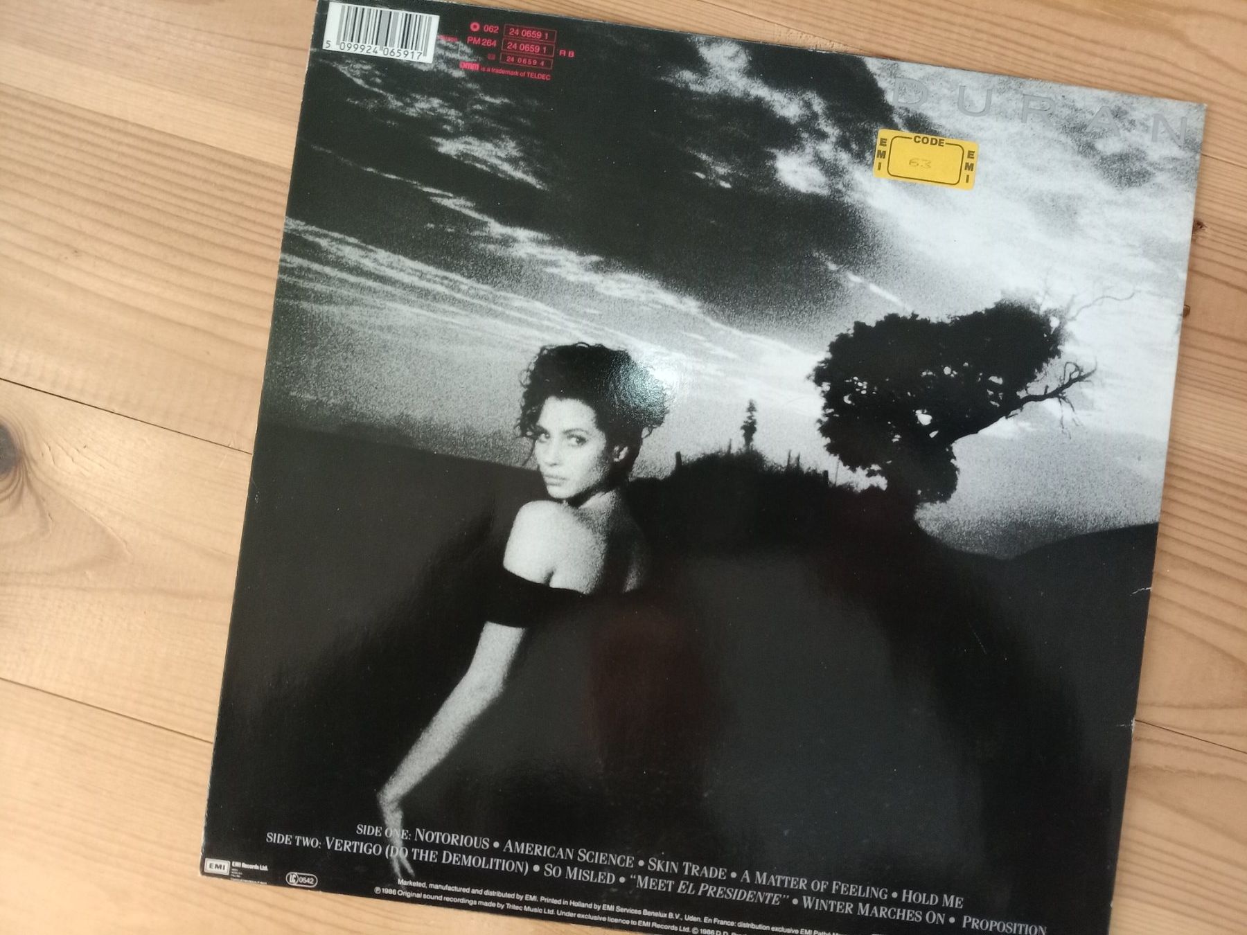 Duran Duran - Notorious - Vinyl LP - Top Zustand! (Gebraucht) in ...