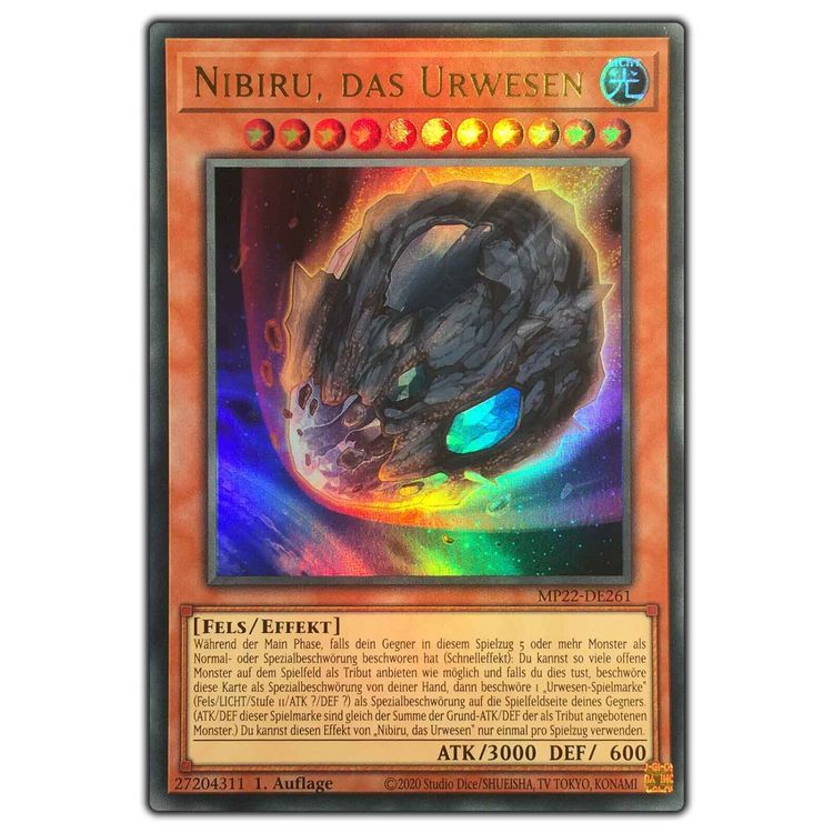 Yu-GI-OH Nibiru das Urwesen Ultra Rare MP22-DE261 | Acheter sur Ricardo