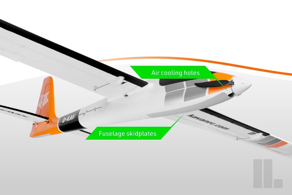 KAVAN Pulse 2200 V2 ARF - orange inkl. Li-Po Akku 4S 2600mAh (Neu und ...