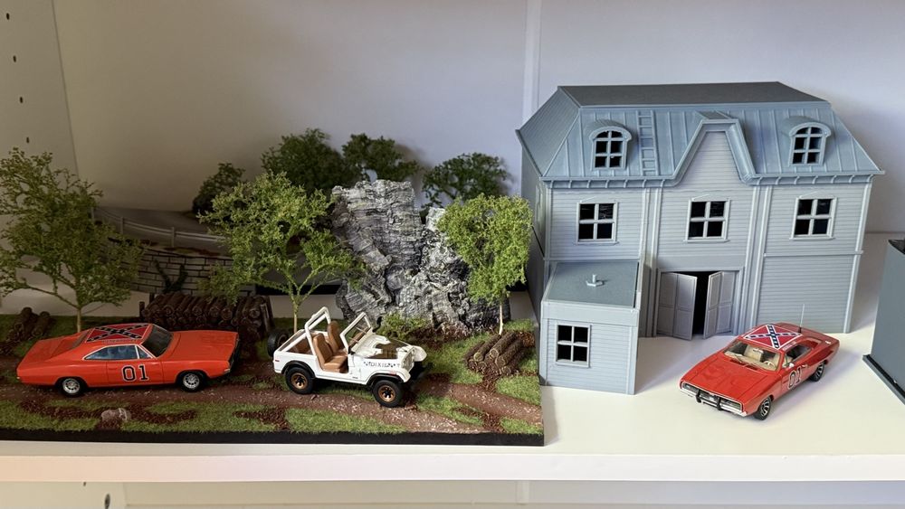 Diorama mit Autos – Ein Muss für jeden Fan der Duke Boys (Neu (gemäss ...