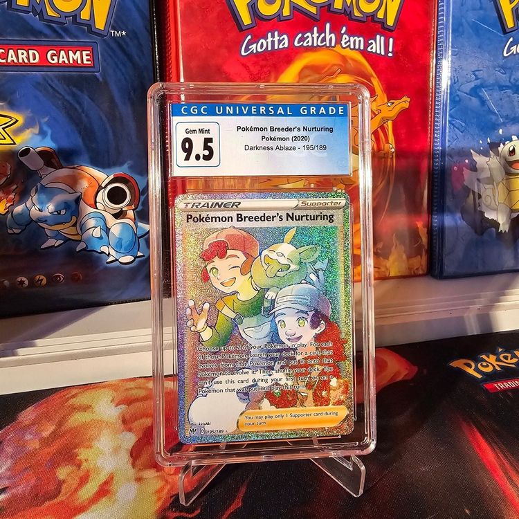 Pokemon - Trainer - Breeder s Nurturing CGC 9.5 - wie PSA - (Gebraucht ...