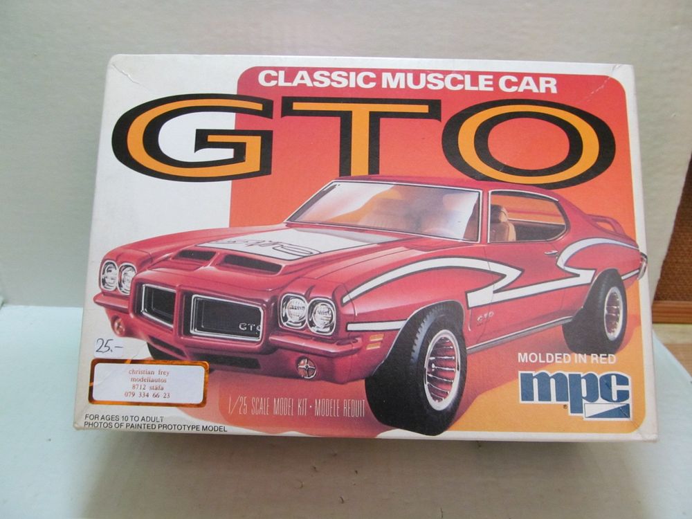 PONTIAG GTO MUSCLE CAR 1980 1:24 KIT MPC USA (Neu und originalverpackt ...