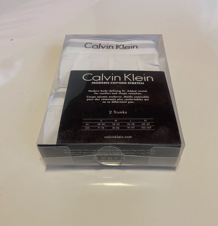 Original Calvin Klein Unterwäsche 2 Trunks Gr. S (Neu und originalverpackt) in luzern für CHF 23 ...