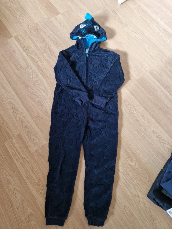 Flauschiger Overall / Pijama Dinosaurier 128 | Kaufen auf Ricardo