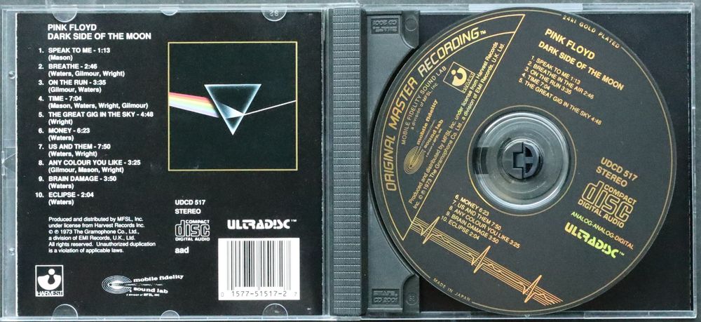 MFSL Pink Floyd - Dark Side of the Moon UDCD 517, 1992 | Kaufen auf Ricardo