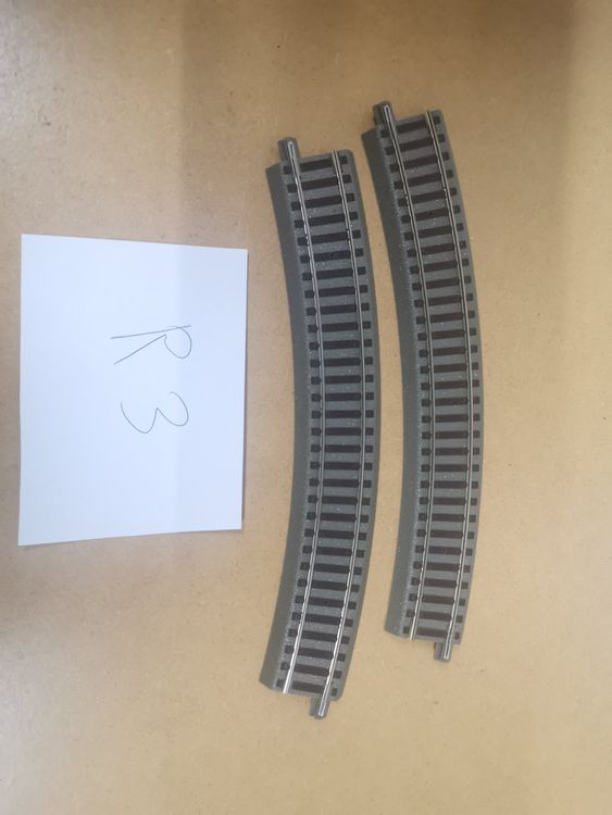 35 Stück - Roco 61123 - Gebogenes Gleis R3, 30° | Kaufen auf Ricardo
