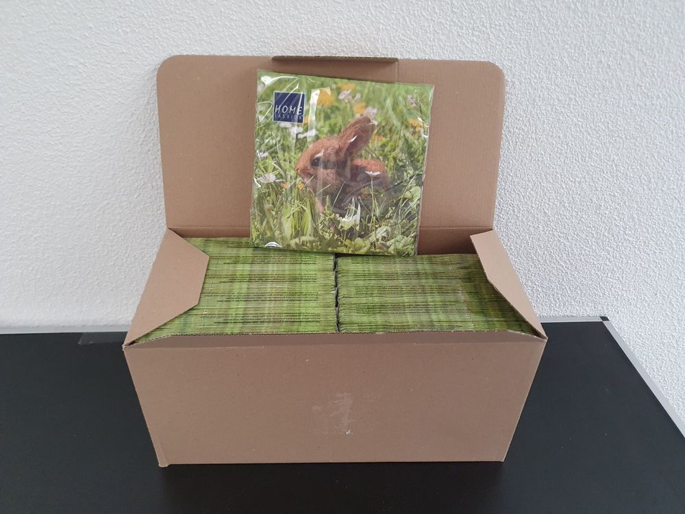 Servietten - 12 Packungen - 33cm x 33cm (Neu und originalverpackt) in ...