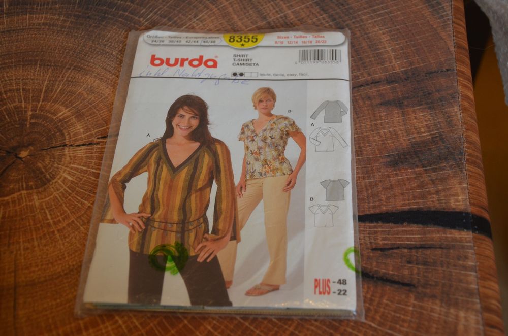 BURDA - SCHNITTMUSTER (8355) (Gebraucht) in Chiasso für CHF 4 – mit ...