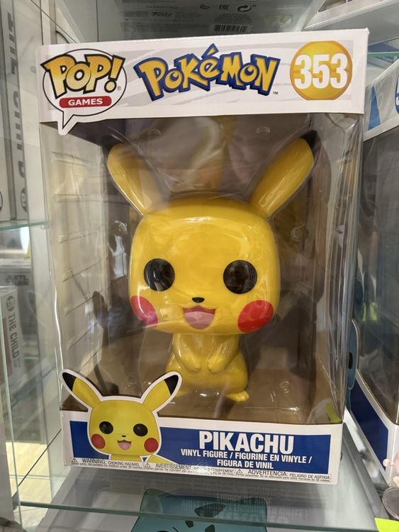 Funko Pop! Games: Pokémon - Pikachu #353 - Nuovo! 10 inch! (Neu und ...