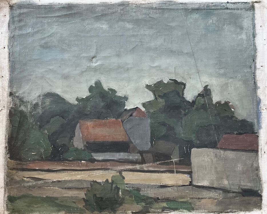 Mitte 20. J. H. Schweizer Schule Landschafts Gemälde | Kaufen auf Ricardo