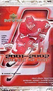 🏒🔥 2001–02 Upper Deck MVP Hockey – ORIGINAL Booster Pack (Neu und ...