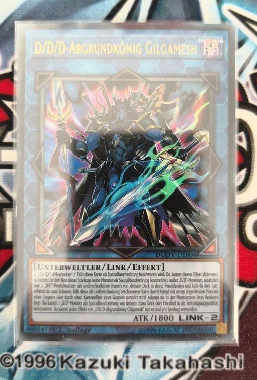 Yu-Gi-Oh D/D/D-Abgrundkönig Gilgamesh (Gebraucht) in Zofingen für CHF 1 ...