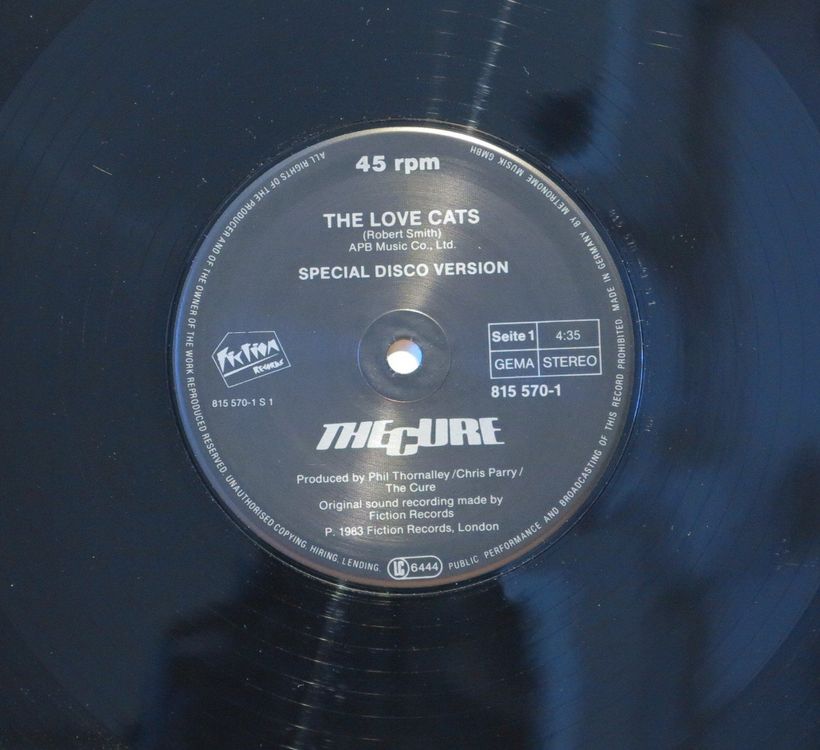 The Cure - The Love Cats - LP / Maxi- Single (Gebraucht) in Zürich für ...