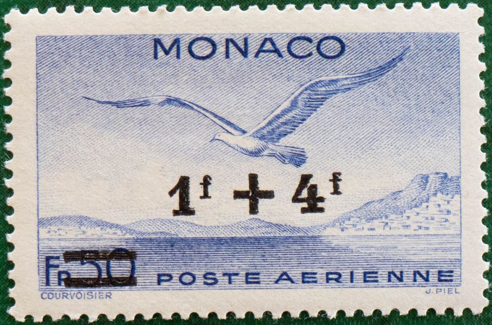 Monaco Briefmarke / Francobollo Principato di Monaco ab 1 C (Gebraucht ...