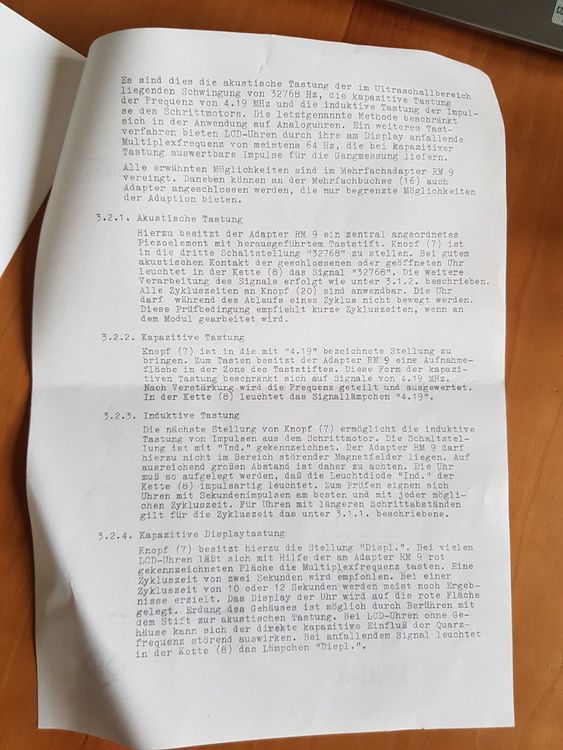 Uhrenwerkzeug Quarztester Uhrenzubehör Timometer 5000 (Gebraucht) in ...