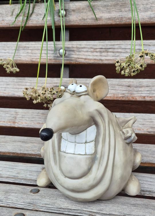 "Smiling Rat" Spardose von Paolo Chiari 20 cm gross (Gebraucht) in ...