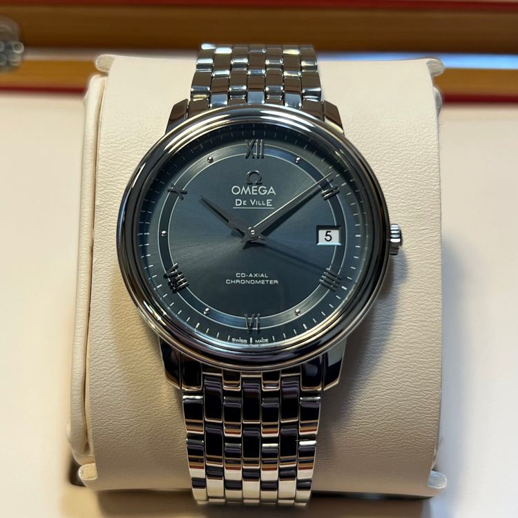 Omega De Ville Prestige Full Set 424.10.37.20 (Gebraucht) in Carouge GE für CHF 1990 – mit ...