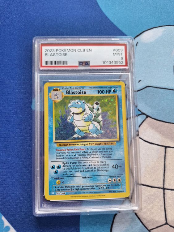 Blastoise - PSA 9 - Base Set Reprint Classic Collection (Gebraucht) in ...