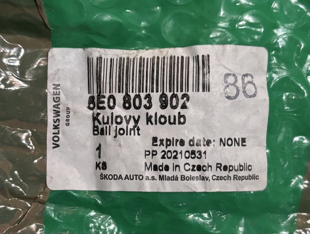 Original Skoda Kugelkopf Anhängerkupplung 5E0803902 AHK (Neu (gemäss ...