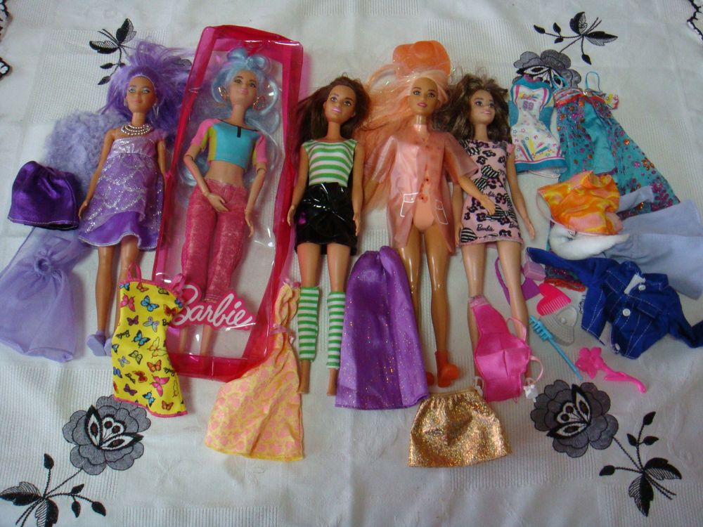 5 Poupes Barbie (Gebraucht) in sugiez für CHF 9.9 – mit Lieferung auf ...