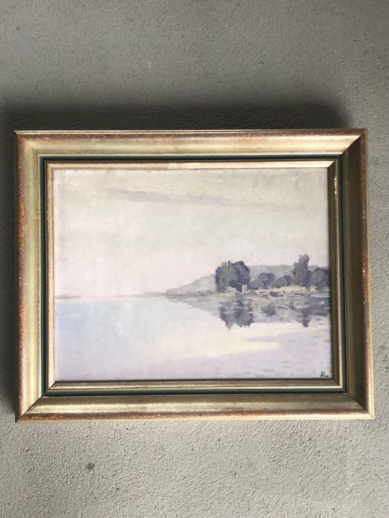 Ölgemälde Friedrich Hermann Thommen, Schweizer Maler, 1946 (Gebraucht ...