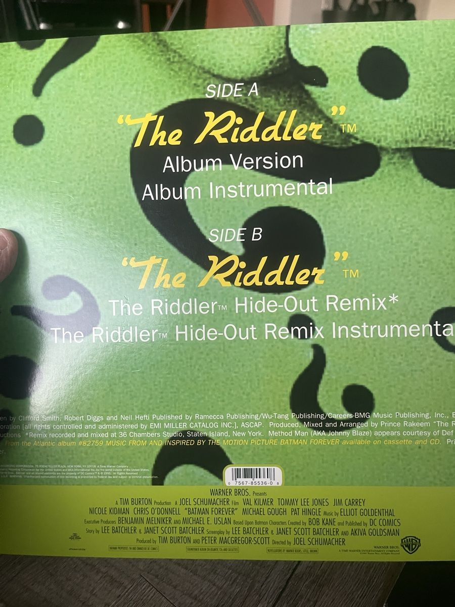 Method Man / The Riddler (Neu (gemäss Beschreibung)) in Dagmersellen für CHF 13 – mit Lieferung ...