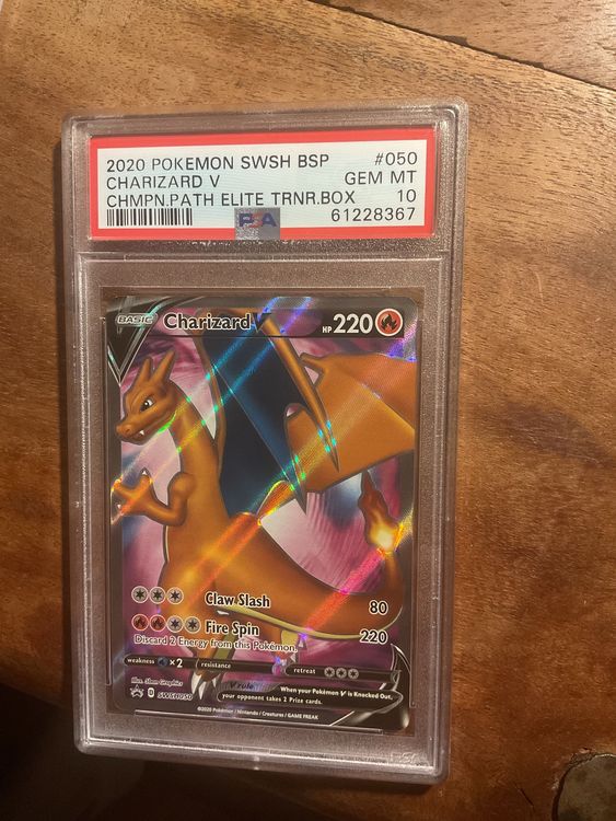 Charizard V, Champion’s Path ETB (2020), PSA 10 Gem Mint | Kaufen auf ...