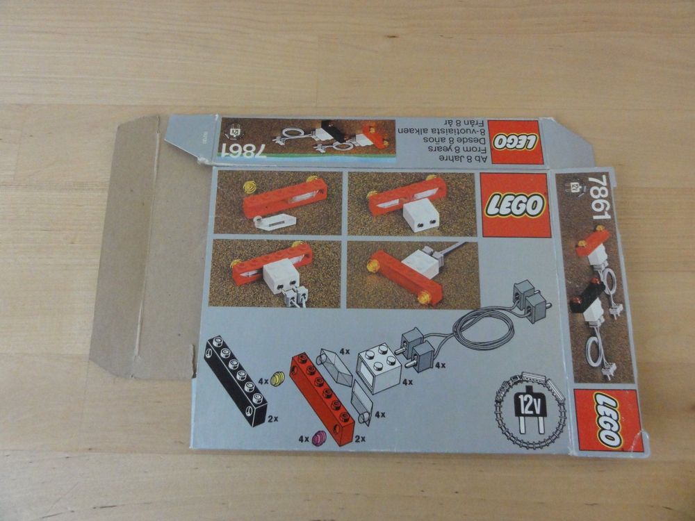 Alte LEGO Eisenbahn Karton (Gebraucht) in zürich für CHF 2.6 – mit ...