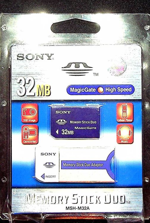 SONY Memory Stick Duo (Set 5 Stk) mit Adapter (1 Stk) (Gebraucht) in ...