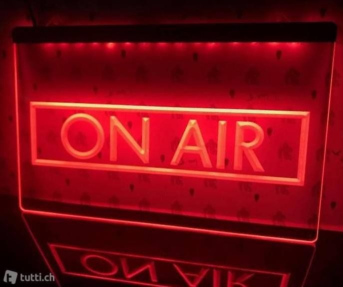 On Air Schild für Radio / Live | Kaufen auf Ricardo