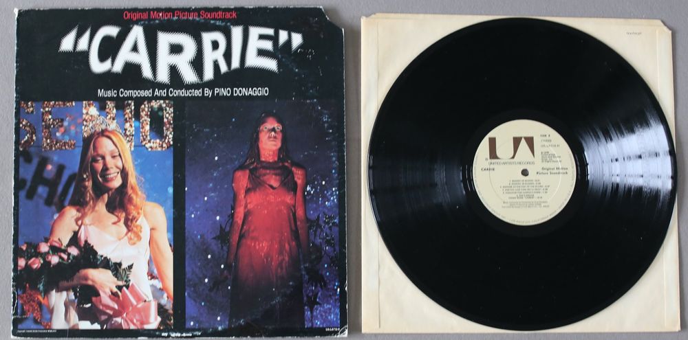 LP, Soundtack,Carrie, Pino Donaggio, UA US 1976 (Gebraucht) in Biel/Bienne für CHF 25 – mit ...